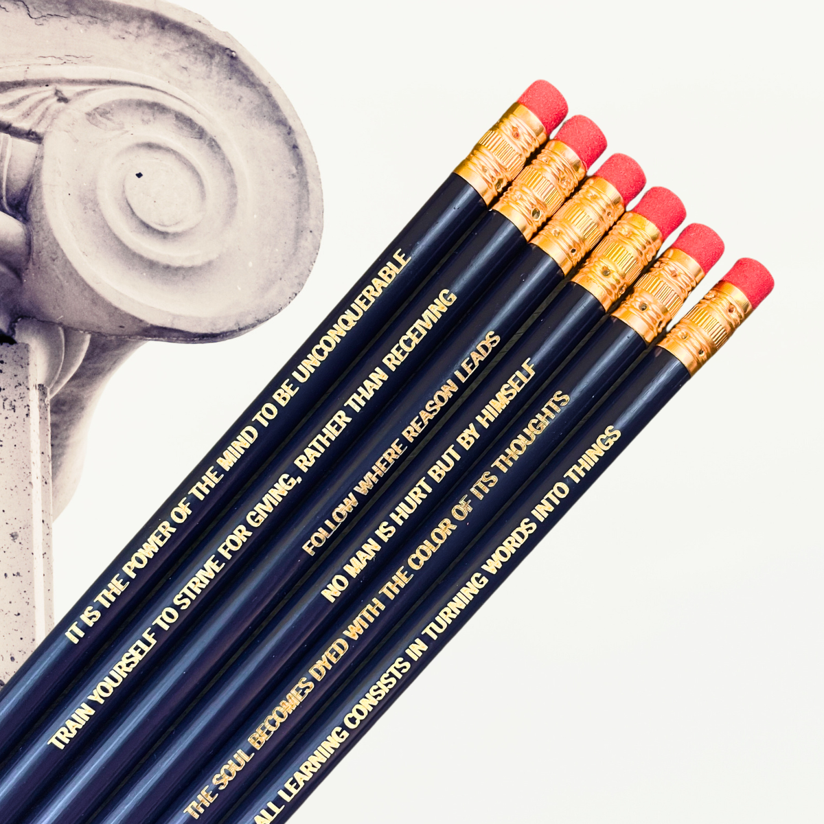 Stoic pencil set prima (6 Pencil Set ) – The Carbon Crusader